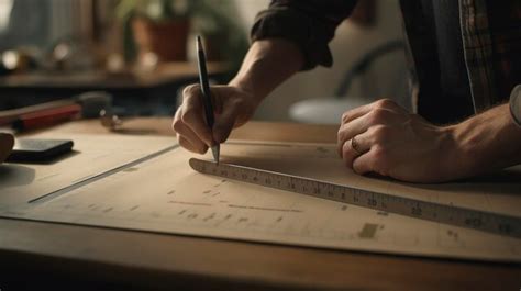 Premium Photo A Photo Of A Person Using A Ruler For Measurements