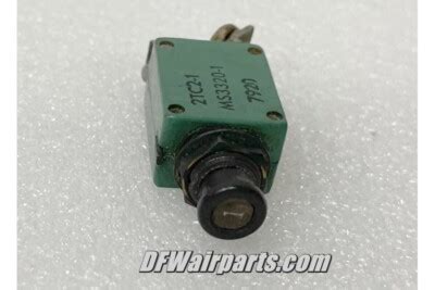 2tc2 1 Ms3320 1 1a Slim Klixon Aircraft Circuit Breaker Ebay