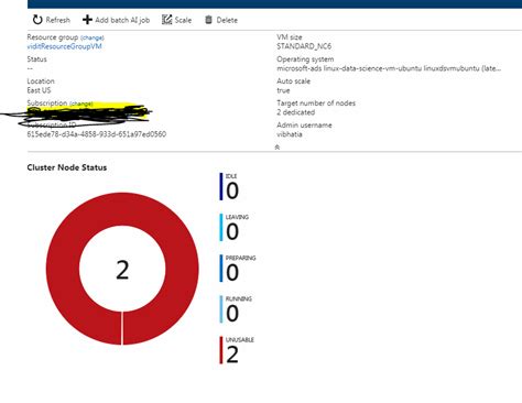 Server Showing Node As Unusable Issue Microsoftarchive BatchAI GitHub