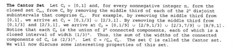 Solved Explain Why The Cantor Set Is Compact The Chegg Com