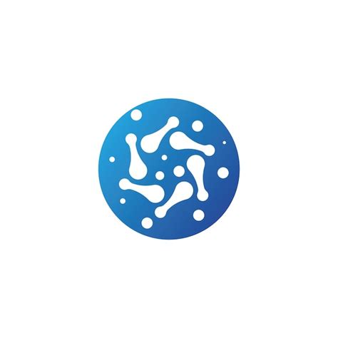 Premium Vector Molecule Logo Template Vector Icon