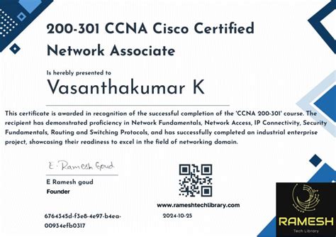 vasantha kumar k on linkedin ccna cisco