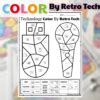 Technology Color By Retro Tech Printables