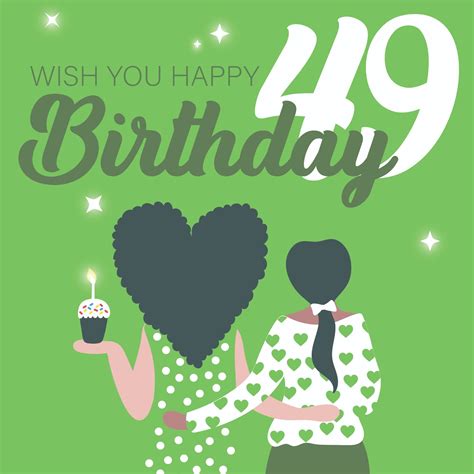 Wish You Happy 49th Birthday Card Boomf