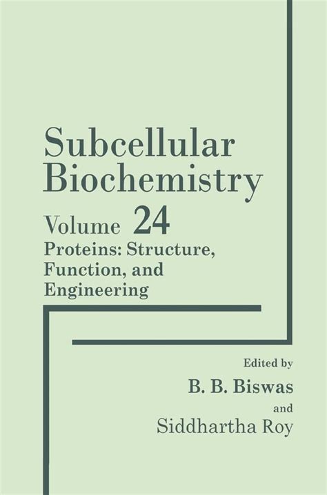 Proteins Structure Function And Engineering 9780306448461 B B