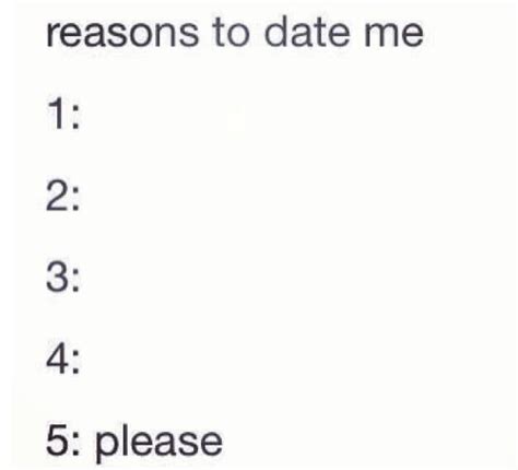 Reasons To Date Me On Tumblr