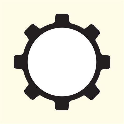 Gear Settings Symbol Cogwheel Functions Symbol Settings Icon Illustration 54410500 Vector Art