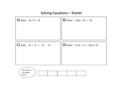 Solving Equations L6 7 Lesson By Fionajones88 Teaching Resources Tes