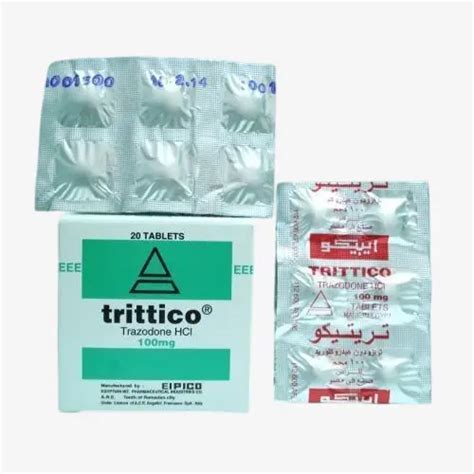 Trittico 100 Mg 20 Tabs
