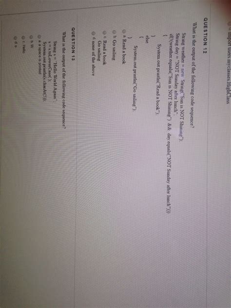 Solved Question 1 When Saving Your Java Source Code For