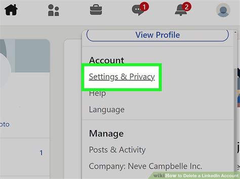 How To Delete A LinkedIn Account With Pictures WikiHow