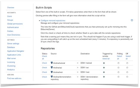 How To Mirror Bitbucket Cloud And Github Repositories To Bitbucket Server Data Center Stiltsoft