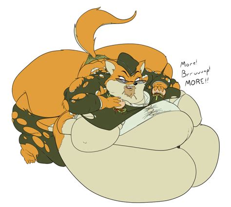 Rule 34 Anthro Fat Huge Belly Hyper Hyper Belly Jirris Lt Fox Vixen Obese Slob Squirrel And