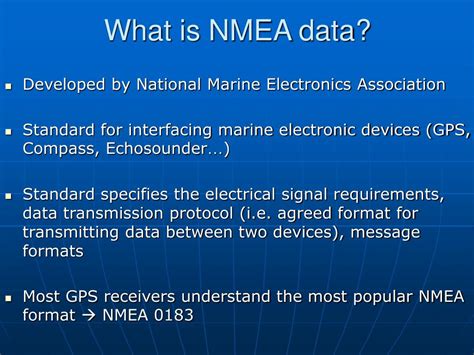 Ppt Introduction To Gps Data Nmea And Rtcm Powerpoint Presentation Id