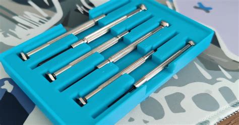 Gridfinity Precision Screwdriver Holder By Tomie M Download Free Stl Model