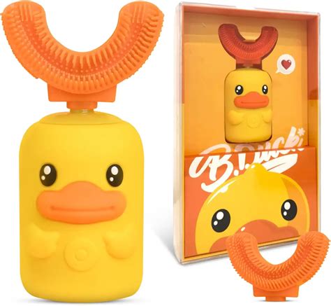 مسواک برقی کودکان U شکل ، مسواک قابل شارژ اولتراسونیک ، تمیز کردن دهان