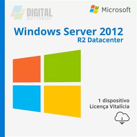 Microsoft Windows Server 2012 R2 Datacenter Licença Vitalícia