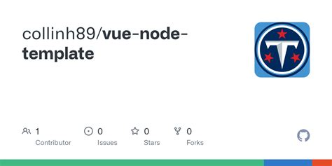 GitHub Collinh Vue Node Template
