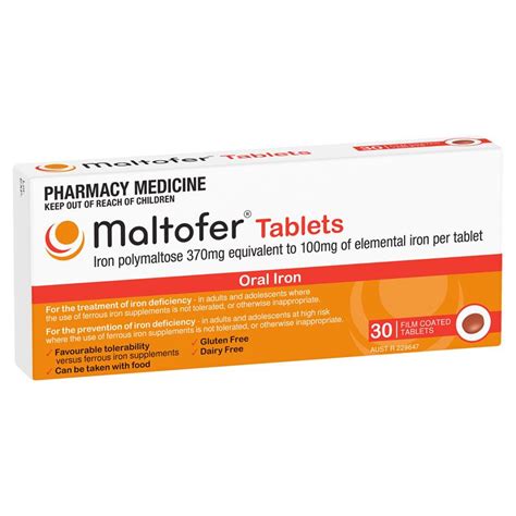 Buy Maltofer Oral Iron 100mg 30 Tablets Online At Chemist Warehouse