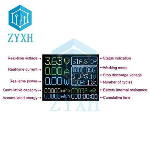 lcd 디스플레이 18650 리튬 배터리 용량 테스터 mah mwh 디지털 배터리 전력 검출기 모듈 c타입 포트 업그레이드