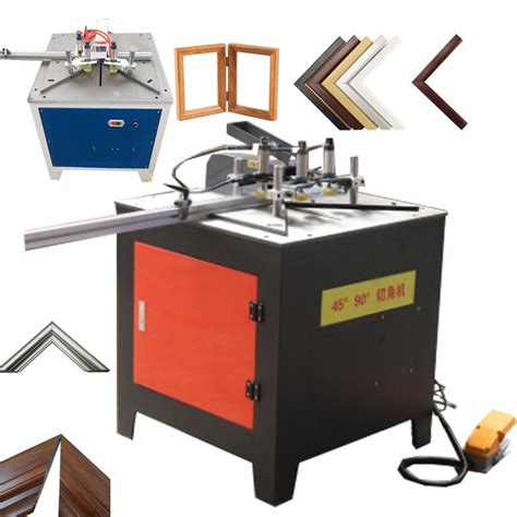 Automatic Photo Wood Frame 90 Degree Angle Frame Cutting Machine Price