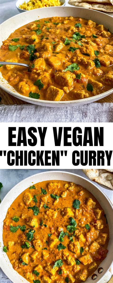 Vegan Chicken Curry Recipe Tofu Curry Recipes Indian Quorn Recipes