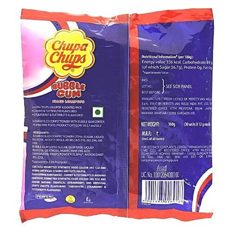 Buy Chupa Chups Lollipops Bubble Gum Filled Pp Online At Best Price