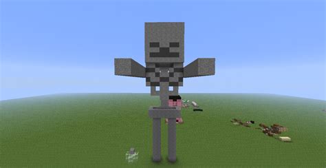 Skeleton Mob Schematic Minecraft Map