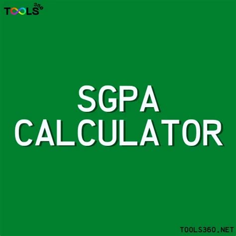 SGPA Calculator SGPA To Percentage Accurate Free