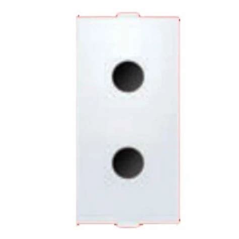 6a 2 Pin Round Socket Without Shutter 1 Module 68201 At Rs 55 Piece Two Pin Socket In Mumbai