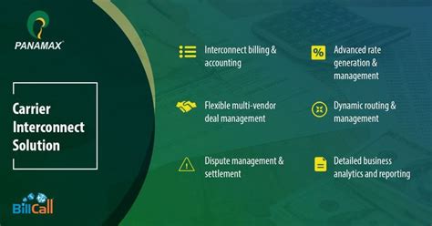 Carrier Interconnect Billing Made Easy With Billcall A Telecom Billing Solution By Panamax