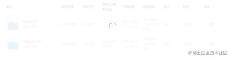 table表单上加局部 loading思路使用v loading在接口为请求到数据之前显示加载中直到请求到数据后消 掘金