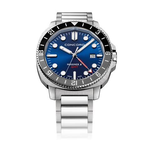 Shop Concord Mens Watch Silver Tone Case Quartz The Watch House Uae