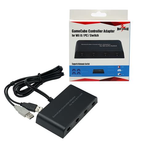 Mayflash 4 Ports Gamecube Controller Adapter For Wii Upc Usbnintendo
