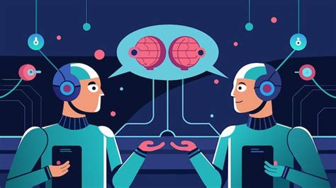 Premium Vector In A Hightech Facility Telepaths Use Neural Implants To Enhance Their Abilities