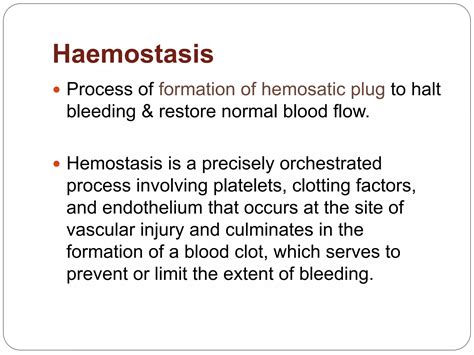 Normal Hemostasispptx