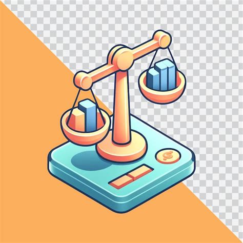 3d Illustration Of A Financial Scale Premium Ai Generated Psd