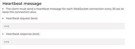 Websocket Heartbeat Or Ping Developer Api Upstox Community