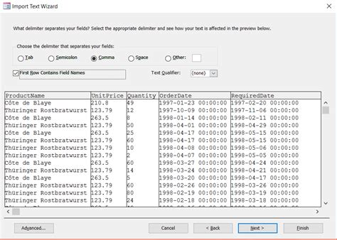 Hodentekmsss Importing A Csv Text File Into Ms Access Part 1