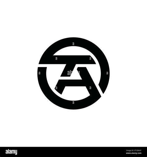 Ta Logo Ta Monogram Initials Ta Icon Letter Ta Logo Icon Vector