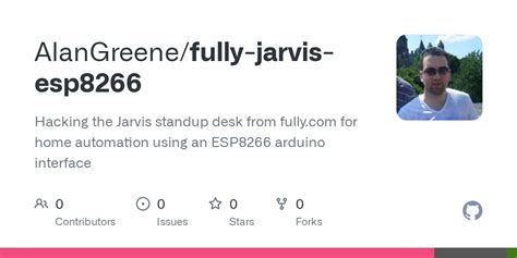 Github Alangreenefully Jarvis Esp8266 Hacking The Jarvis Standup