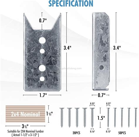 Galvanized Brackets For Wood Rail Buy Fence Post Brackets Fence Panel Brackets Fence Rail