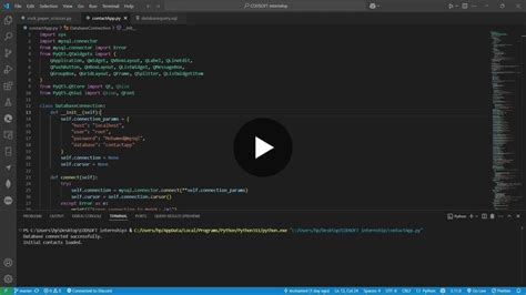 Codsoft Python Pyqt5 Mysql Contactbook Guiapp Internship