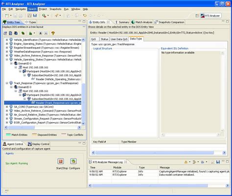 Rti Analyzer No Logical Structure Or Equivalent Idl Definition For
