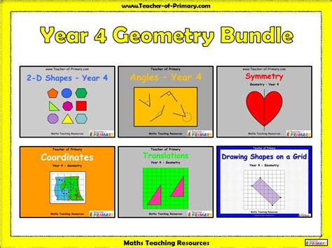 Year 4 Geometry Bundle Teaching Resources