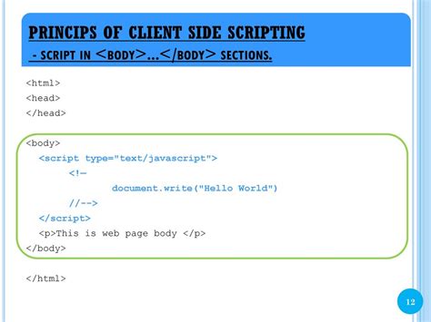 Chapter 4 Client Side Scripting Part 1 Of 3 Ppt Download