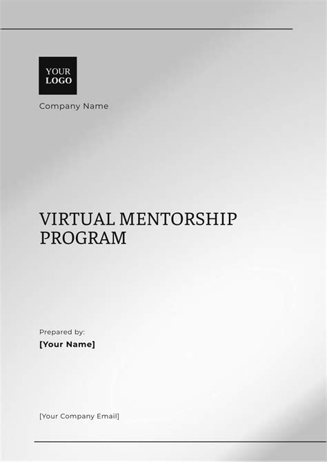 Free Mentorship Program Structure Template To Edit Online