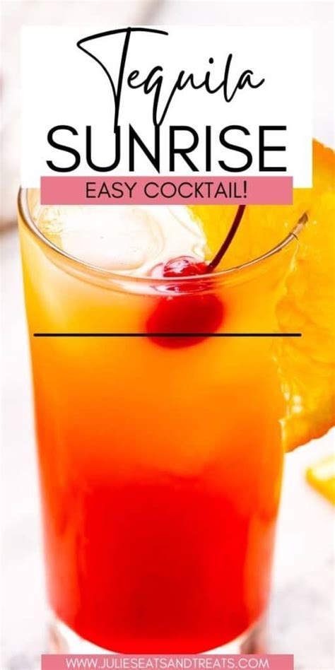 Tequila Sunrise Cocktail Artofit