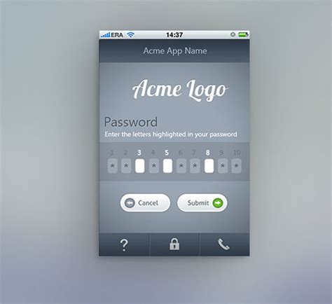 Password Input Screen On Behance