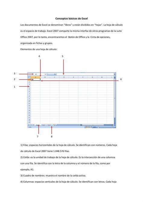 Pdf Conceptos Básicos De Excel Dokumentips